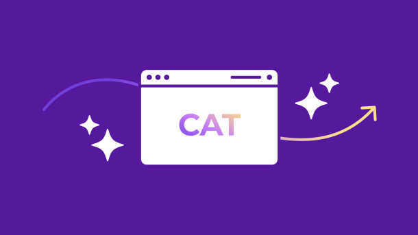 cat icon text